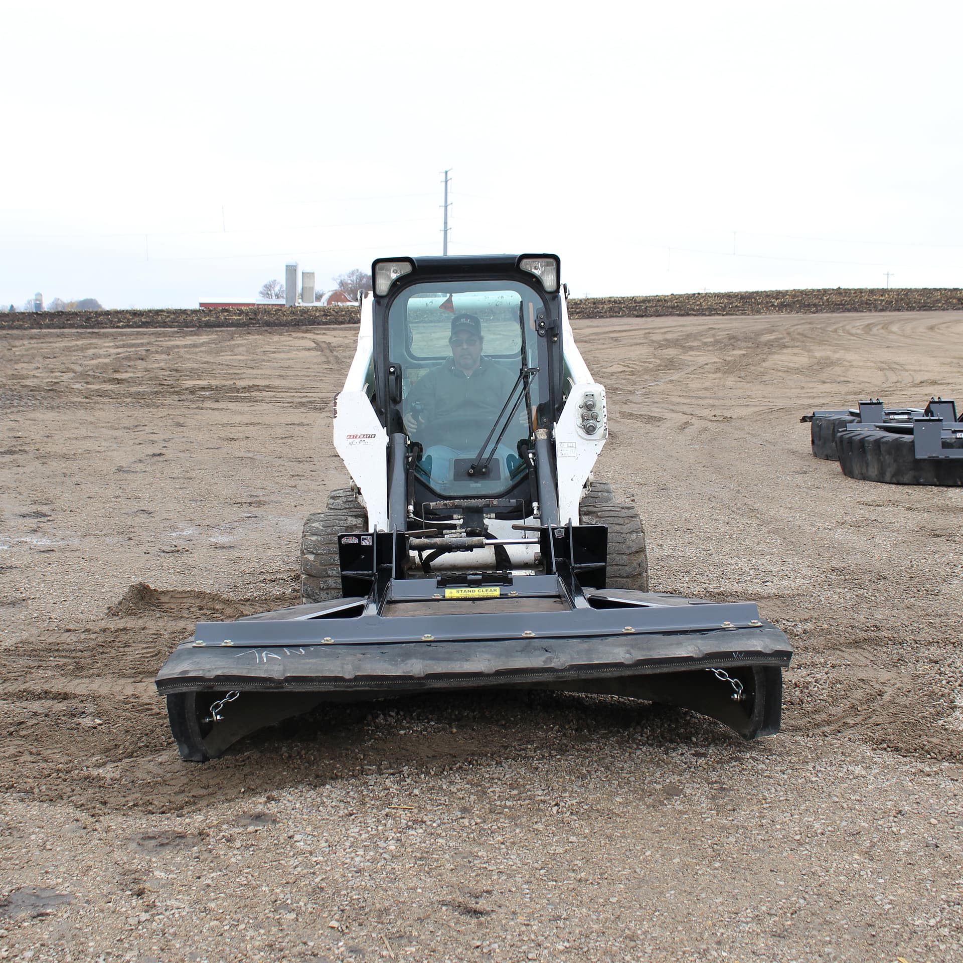 84" Manure Scraper with Back Scraper - Messer Attachments