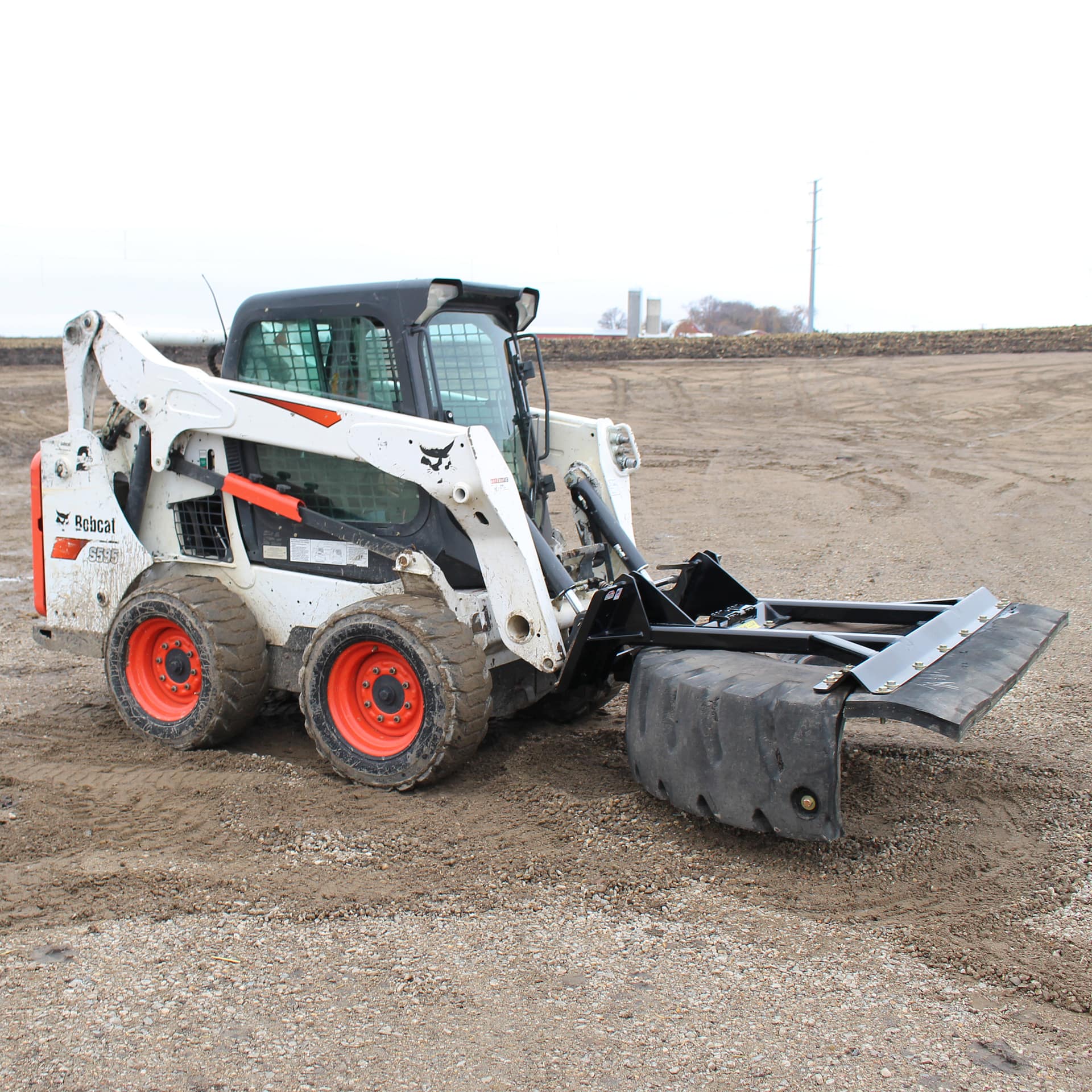 84" Manure Scraper with Back Scraper - Messer Attachments