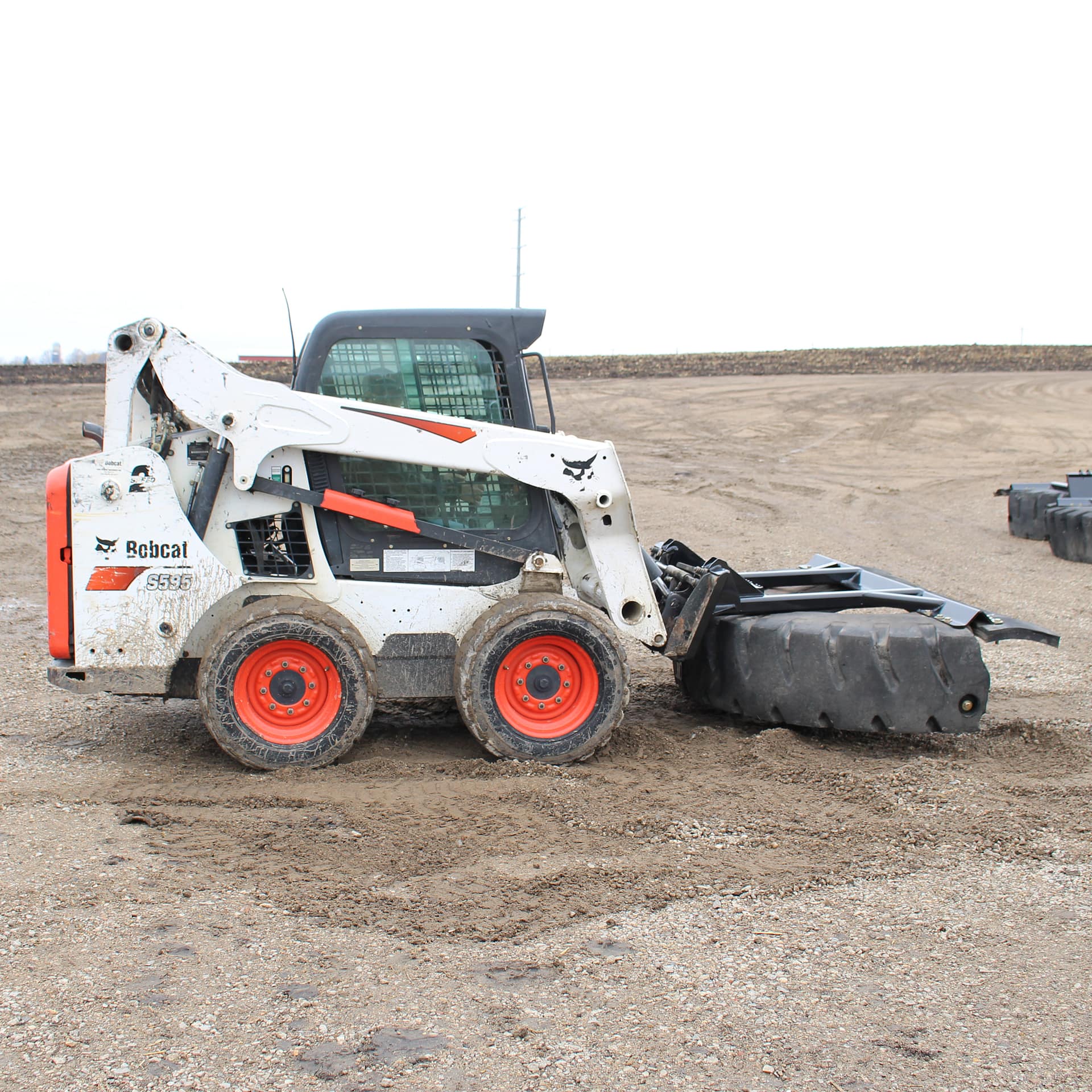 84" Manure Scraper with Back Scraper - Messer Attachments