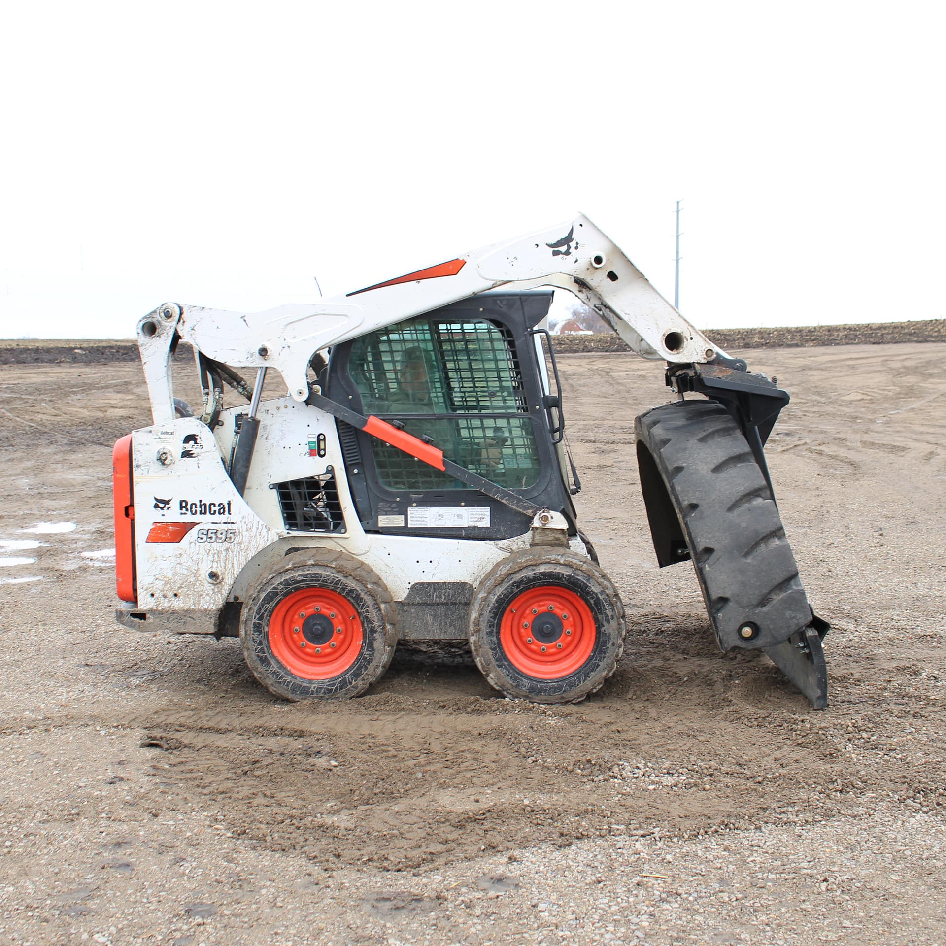 84" Manure Scraper with Back Scraper - Messer Attachments