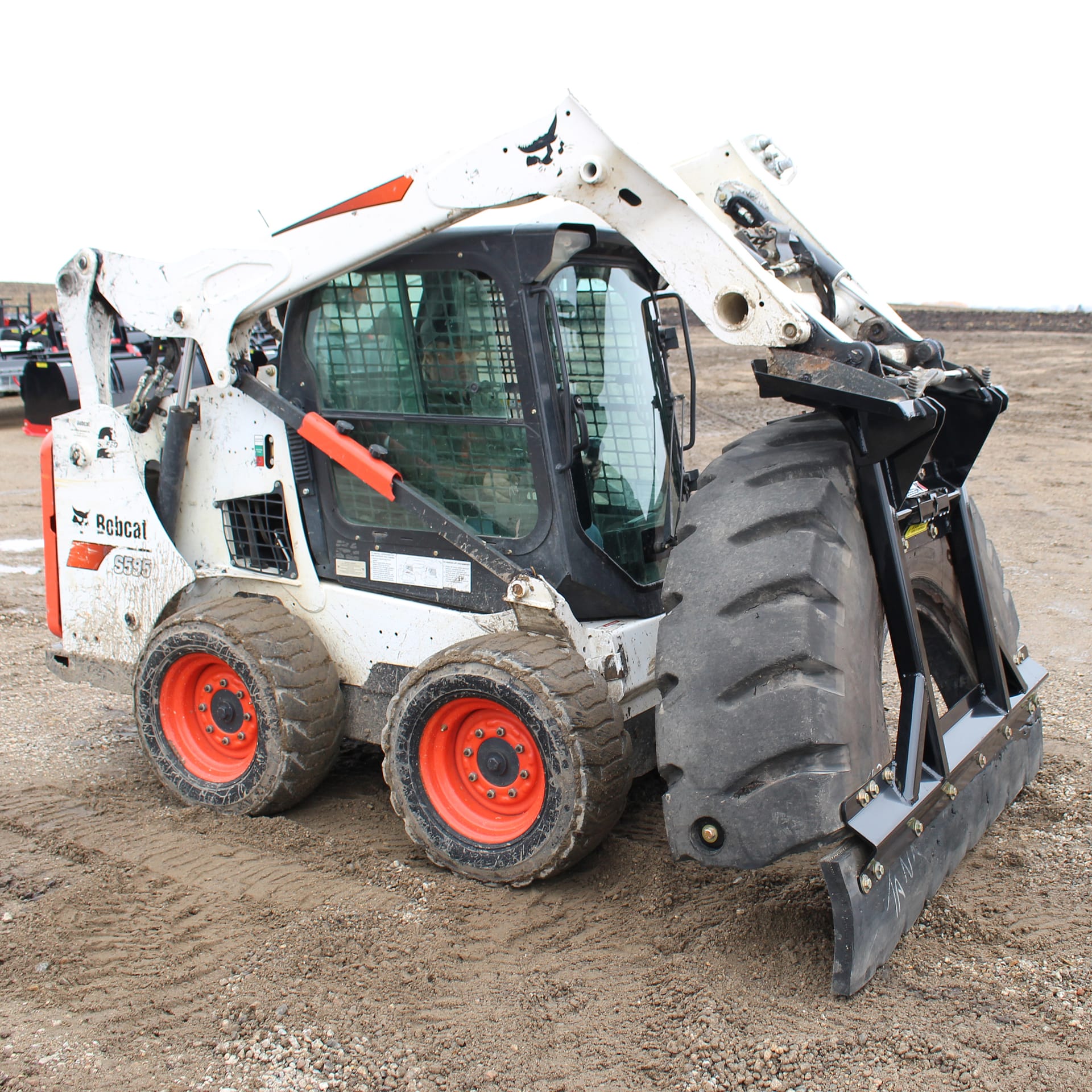 84" Manure Scraper with Back Scraper - Messer Attachments